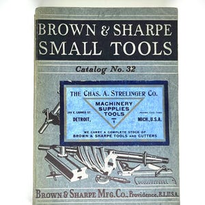 Brown and Sharpe Small Tools Catalog | Great Pictures - Etsy