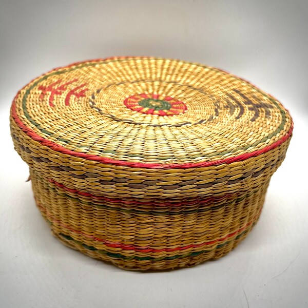 Small Basket With Lid - Etsy