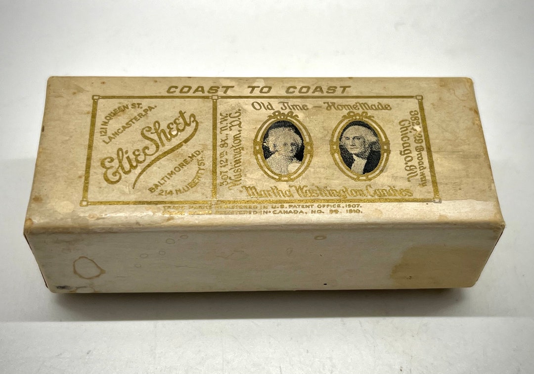 Antique Advertising Candy Box | Martha Washington Candies | 1910 ...