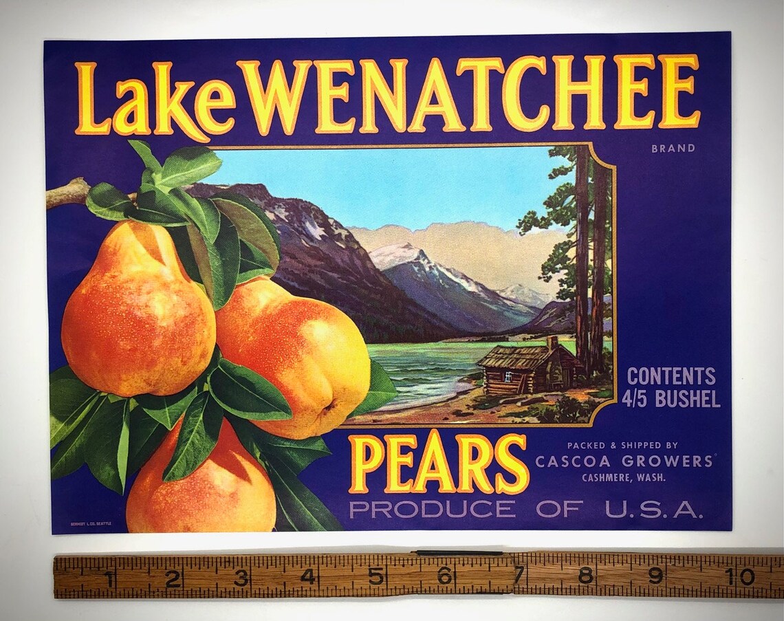 Crate Labels Never Used Vintage Labels - Etsy