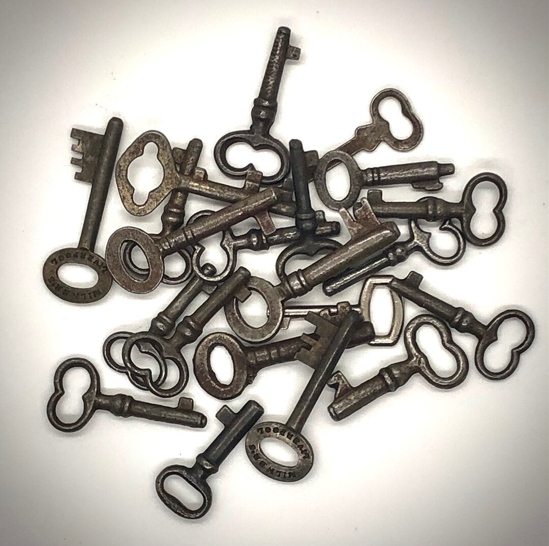 Small Vintage Skeleton Key | One Key | Lovely Tiny Key - Etsy