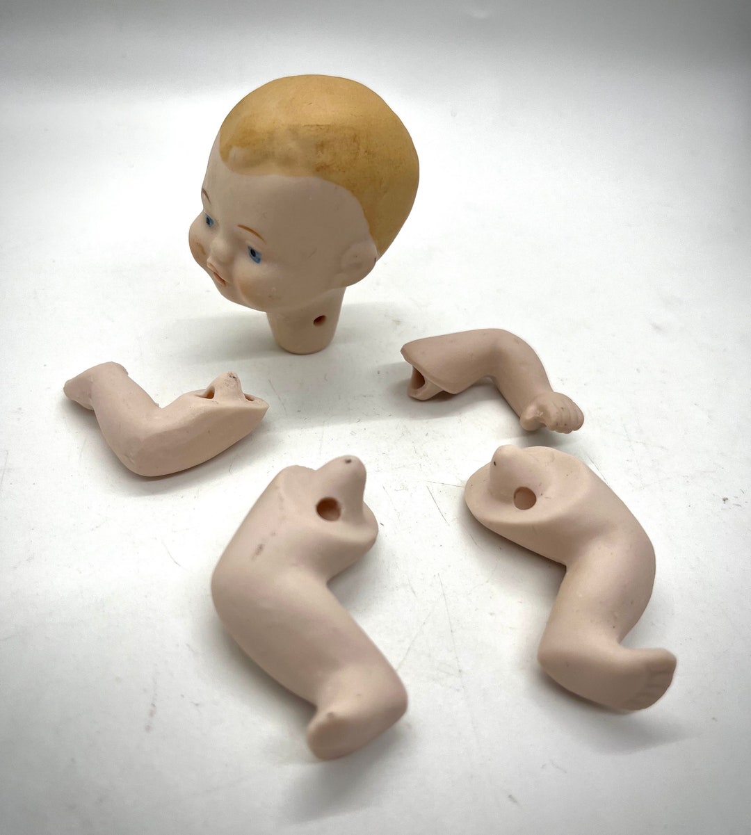 Small Bisque Doll Parts | Wonderful Doll - Etsy