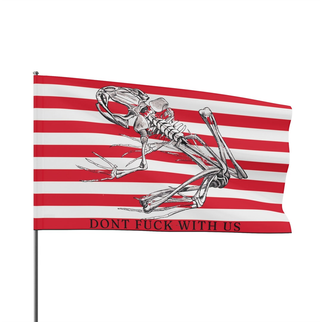 DFWU Bone Frog Flag - Etsy