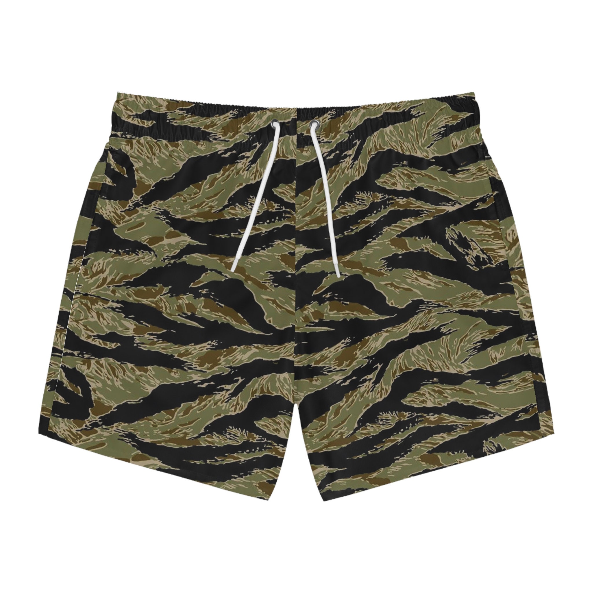 Tiger Stripe Swim Trunks - Etsy