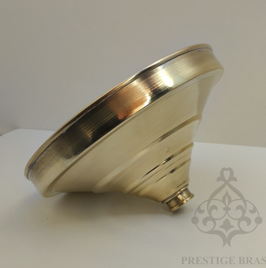 Unlacquered Solid Brass Rain Shower Head,works Outdoor, Round ...