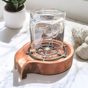 Copper Kitchen Sink Glass Rinser: Bar Utensil Cleaner - Etsy