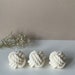 Small Knot Candle Rope Knot Woll Candle Small Ball of Wool Candle vegan ...