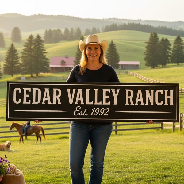 Ranch Sign - Etsy