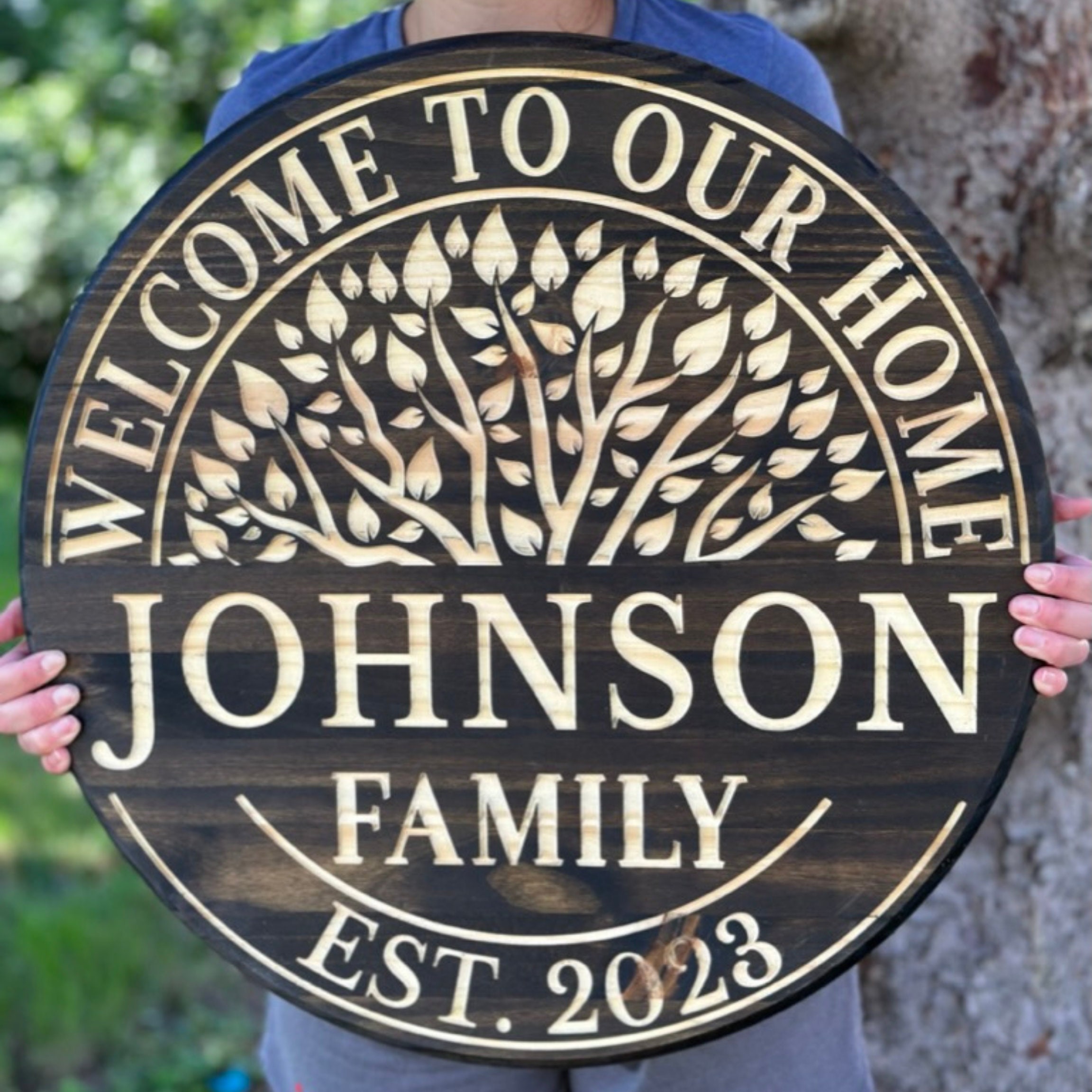 Custom Wood Sign Family Tree Sign Family Name Sign - Etsy