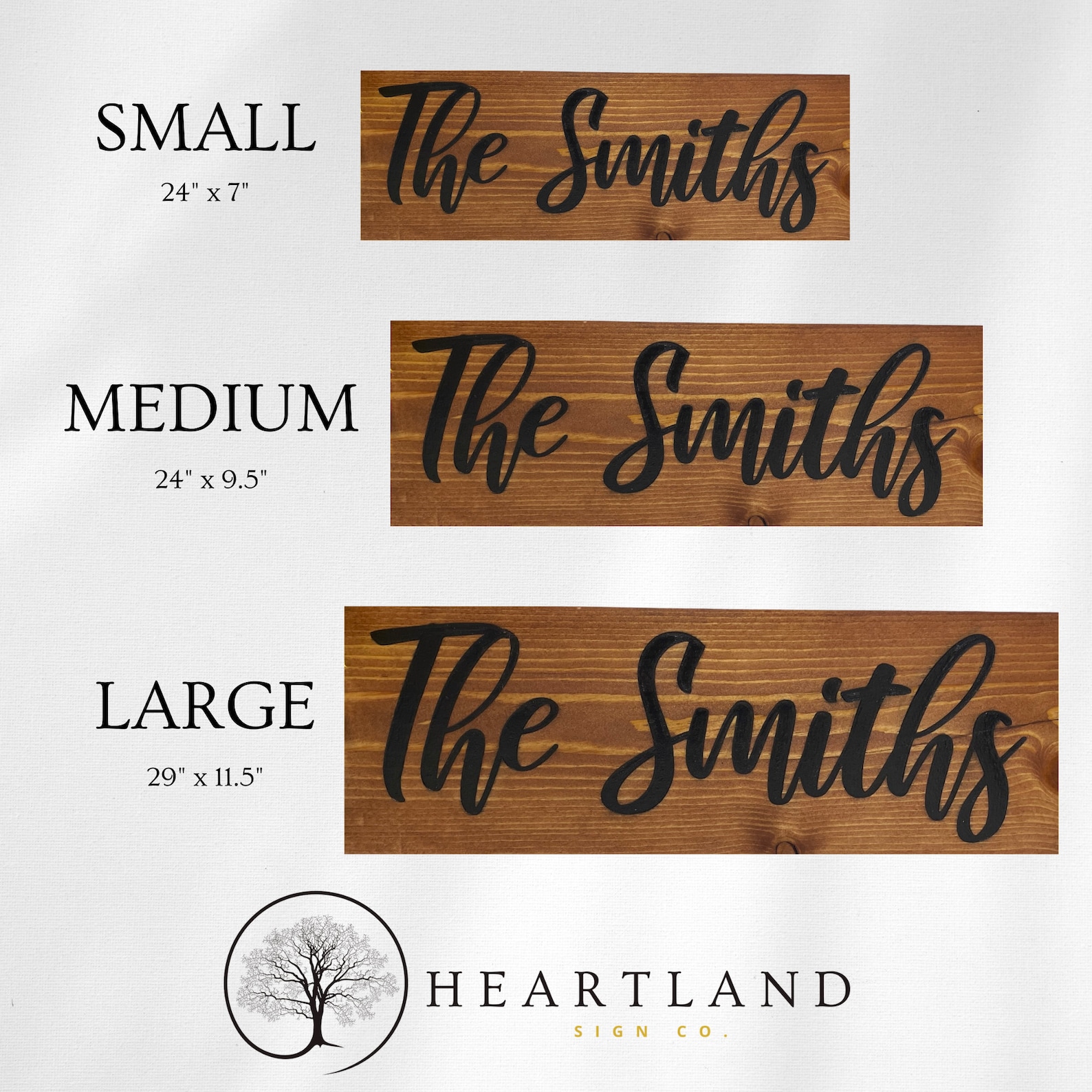 Personalized Family Name Sign Custom Wood Sign Last Name Sign Home Wall ...