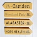 Custom Wood Sign With Colored Text Personalized Wood Sign Business ...