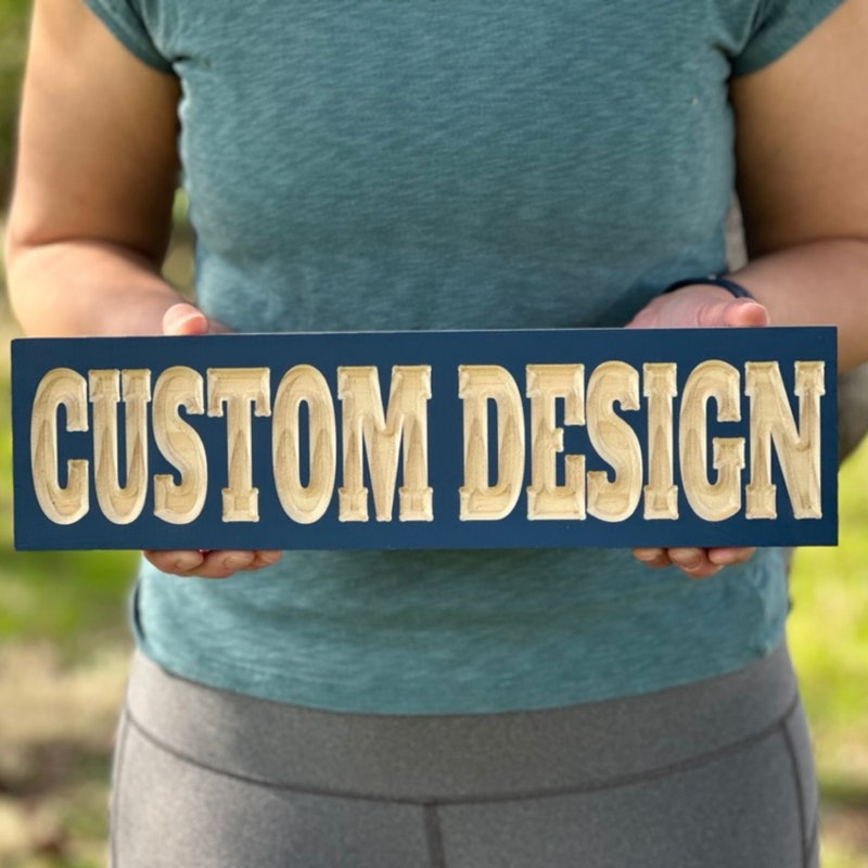 Cnc Wood Sign Custom - Etsy