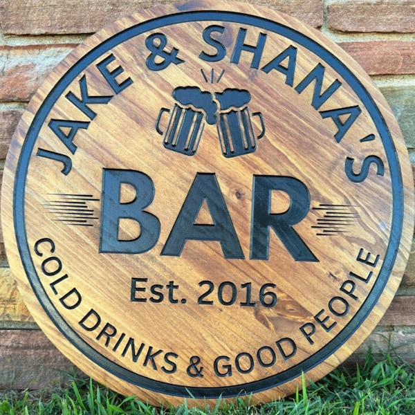 Bar Signs - Etsy
