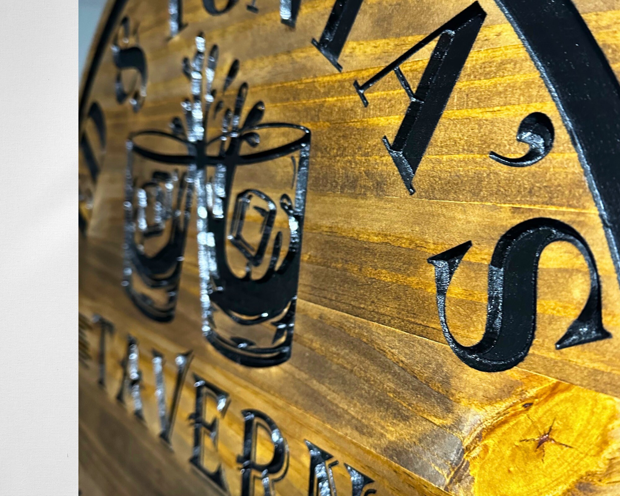 Custom Wood Tavern Sign, Personalized Tavern Sign, Man Cave Sign, Man ...