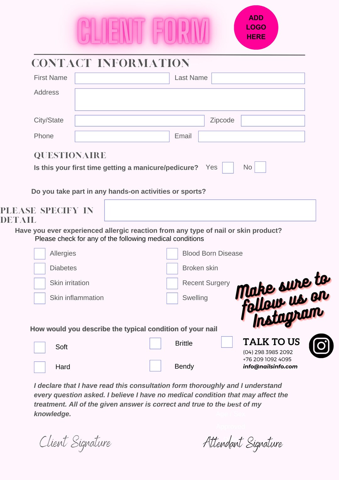 Professional Nail Forms for Client Forming, Nails Business Tool, Salon ...