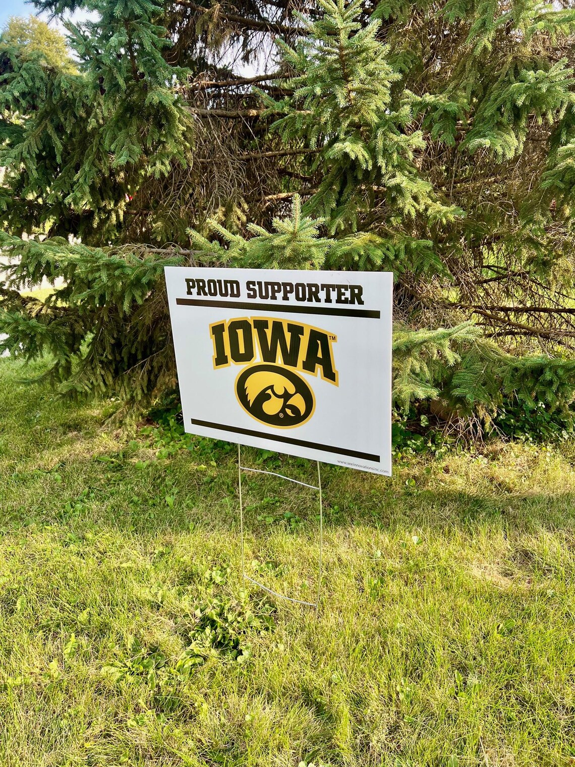 Proud Supporter Iowa Hawkeyes Large Yard Sign - Etsy