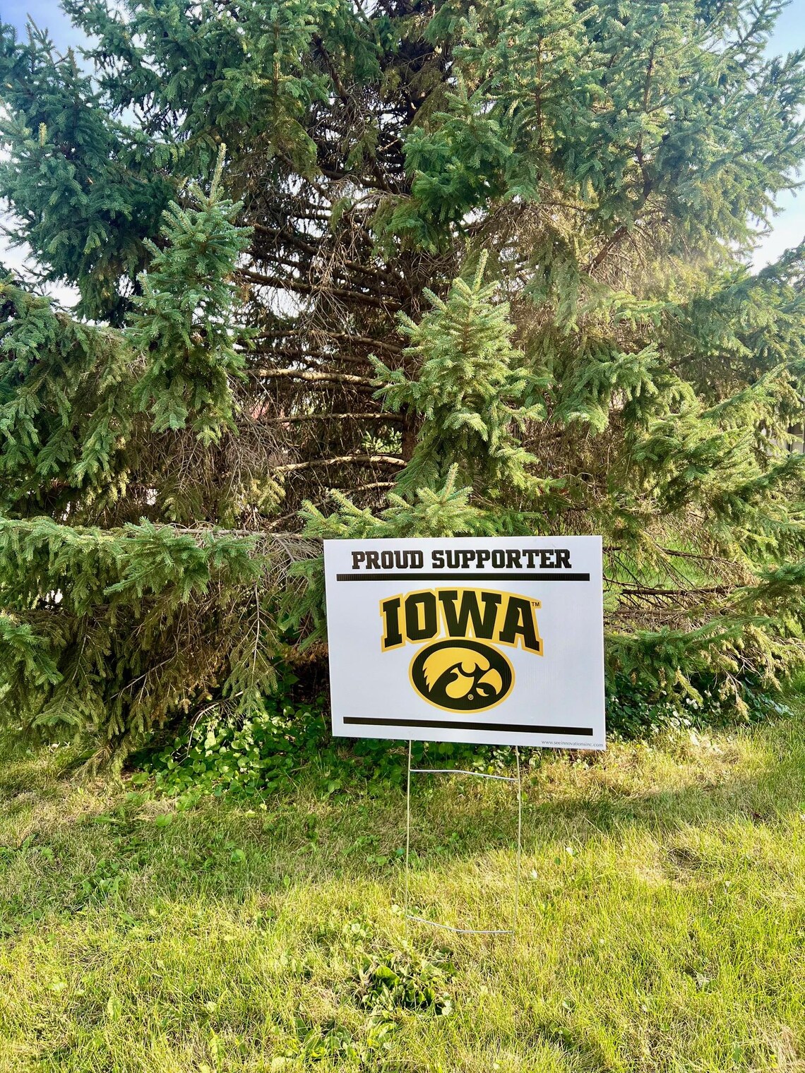Proud Supporter Iowa Hawkeyes Large Yard Sign - Etsy