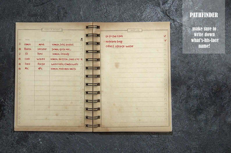 Printable Pathfinder Journal, Pathfinder Character Sheet With Full ...