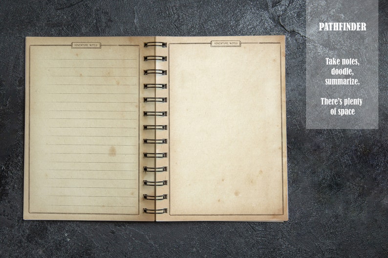 Printable Pathfinder Journal Pathfinder Character Sheet With - Etsy