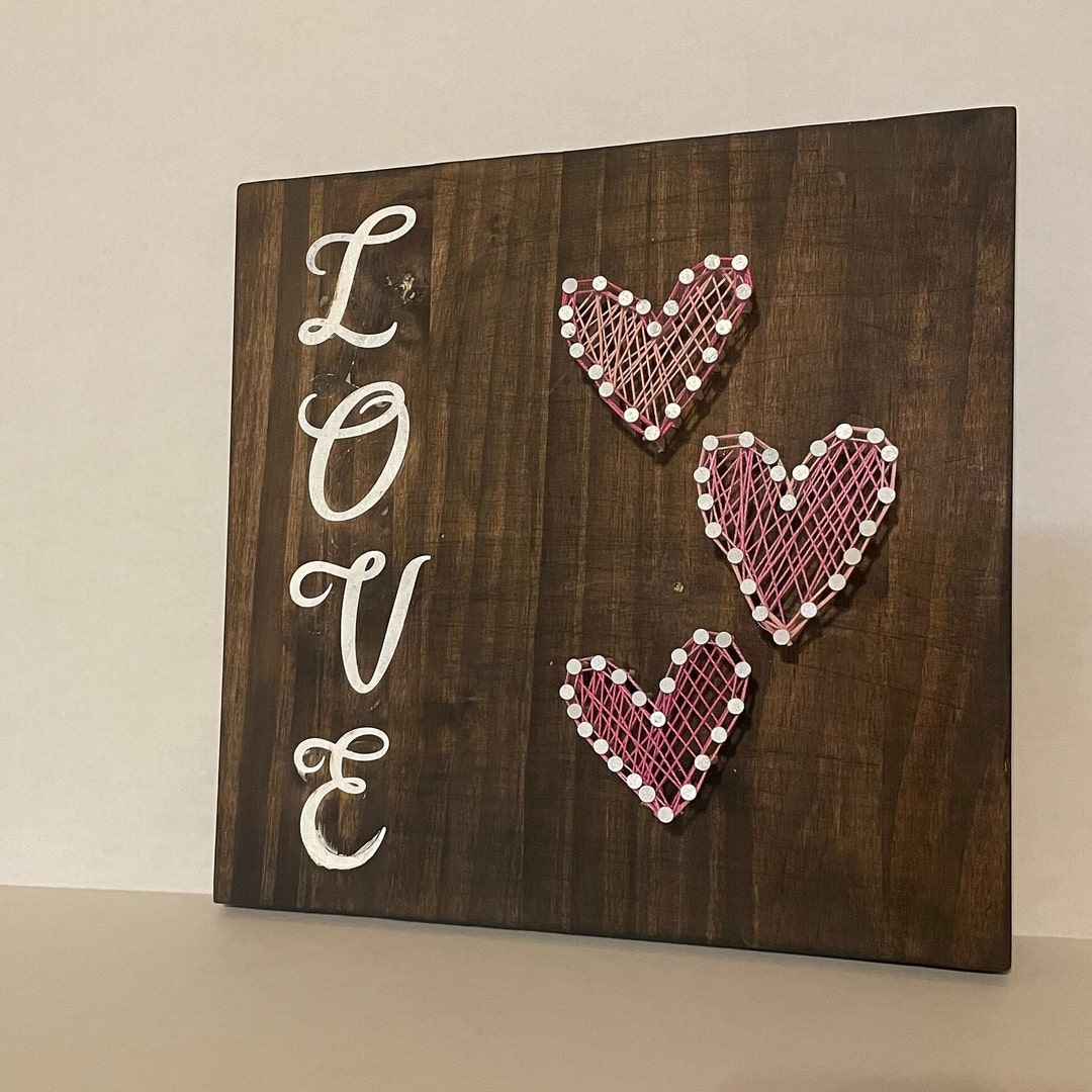 Valentine's Day String Wall Art - Etsy