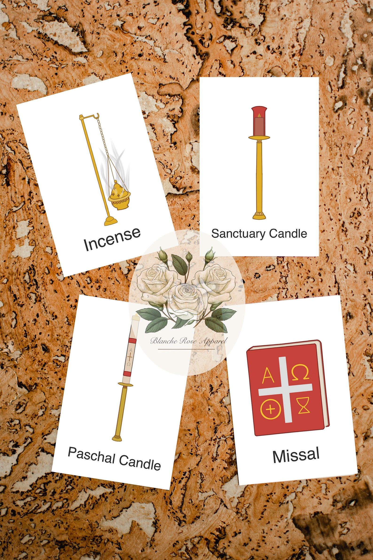 Printable Children's Catholic Mass Cards Visual Learning - Set of 8 - Etsy
