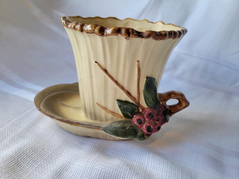 Mccoy Pottery Cornucopia Planter Vintage Rare - Etsy