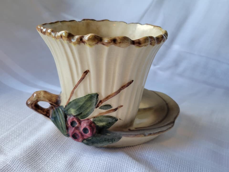Mccoy Pottery Cornucopia Planter Vintage Rare - Etsy