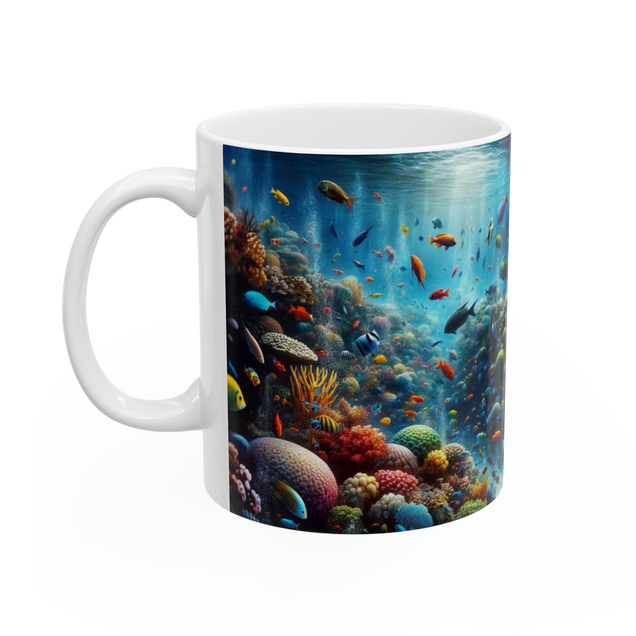 Oceanic Wonders Ceramic Mug Sea Life Coffee Mug Ocean Lover Gift ...