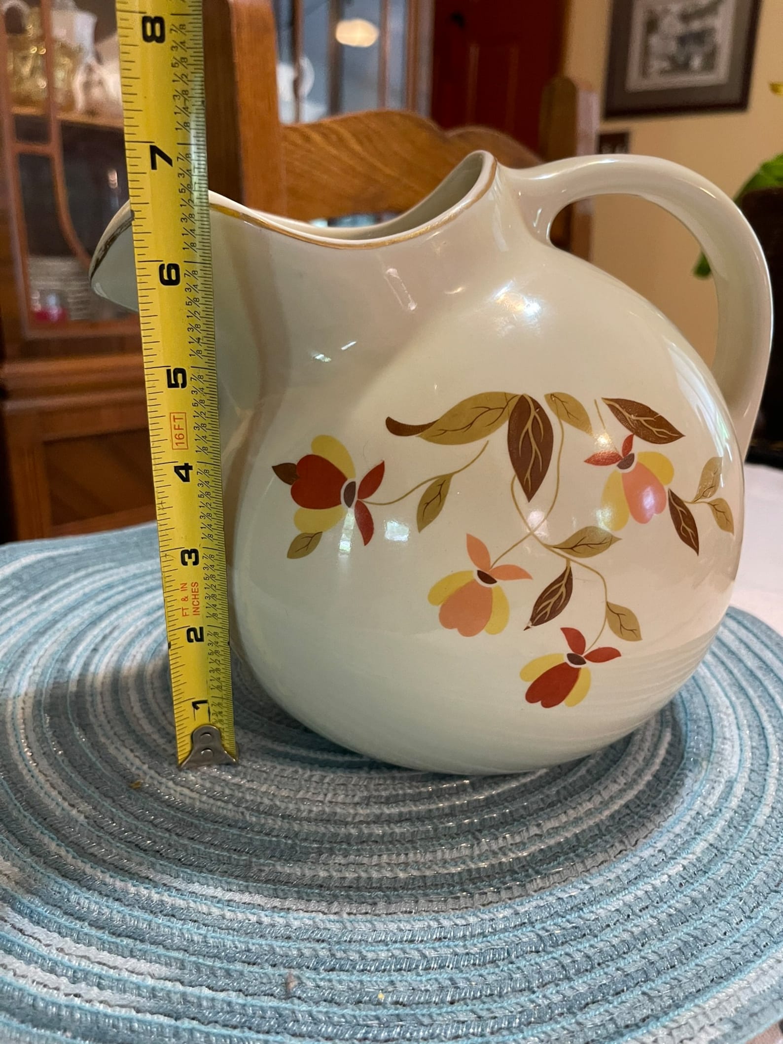 Hall’s Superior Kitchenware Pitcher in the Autumn Leaf Pattern - Etsy