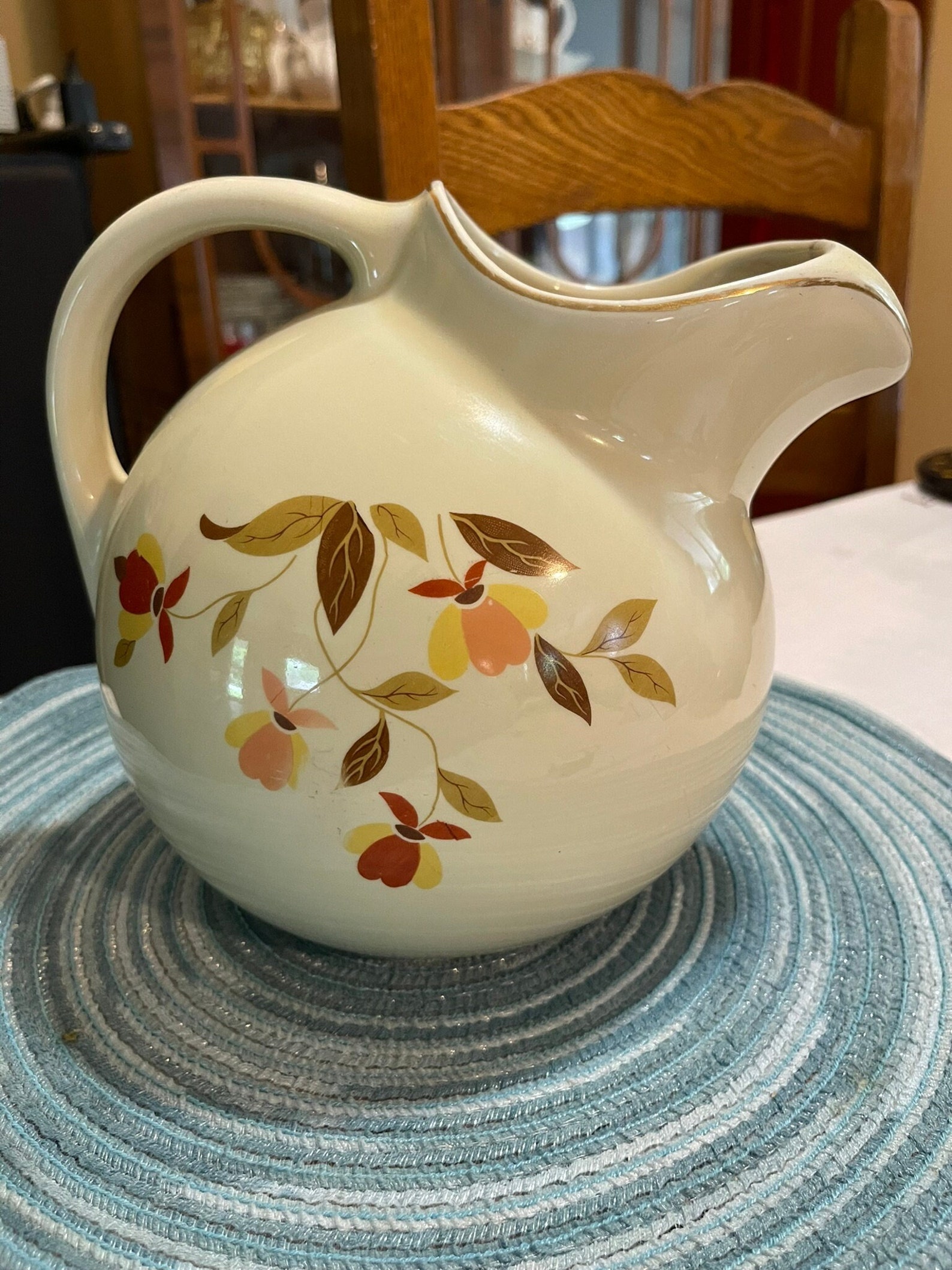 Hall’s Superior Kitchenware Pitcher in the Autumn Leaf Pattern - Etsy
