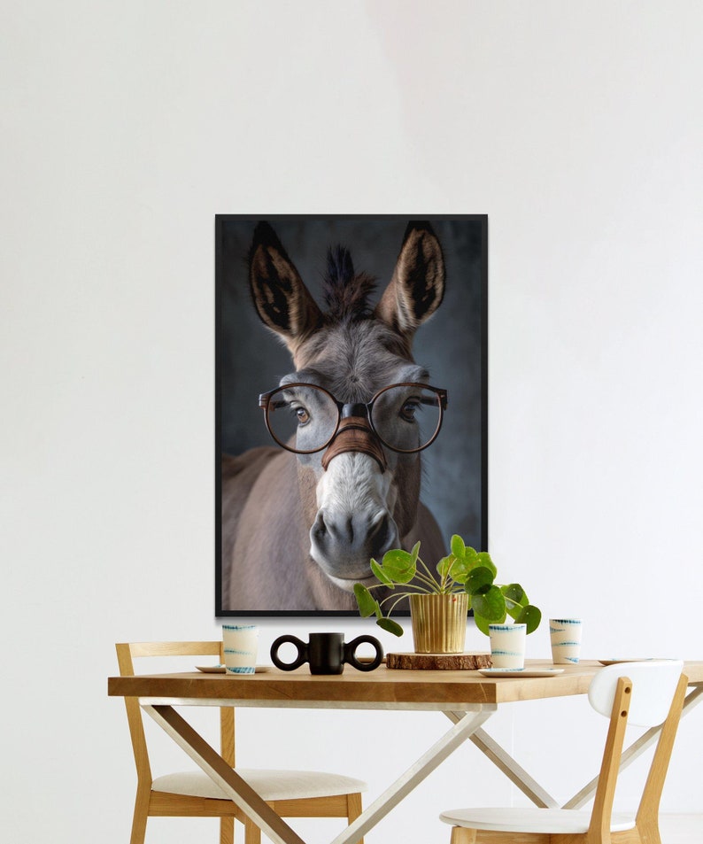 Donkey framed With Fun Instant Download for Donkey Lovers, Available ...