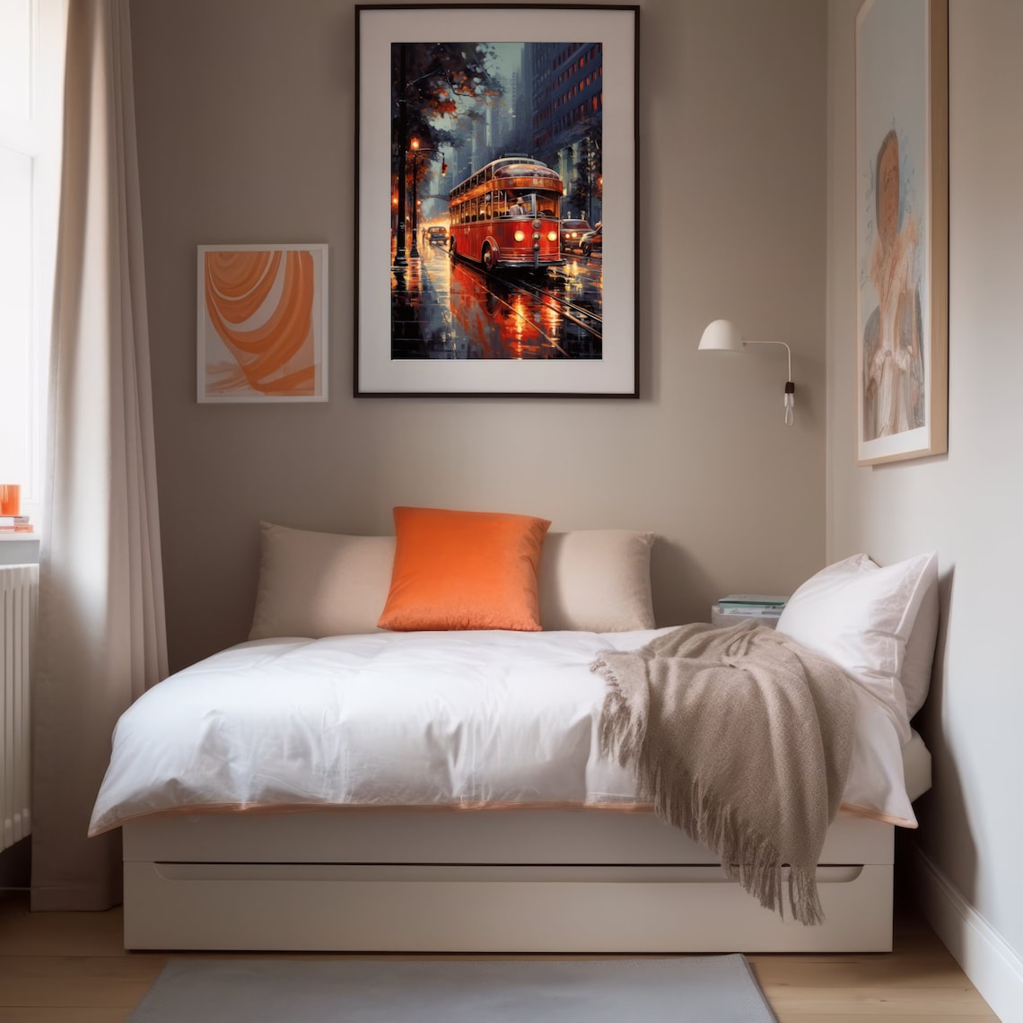 Art Deco Bus 08 : Digital Download for Printing on Canvas or - Etsy