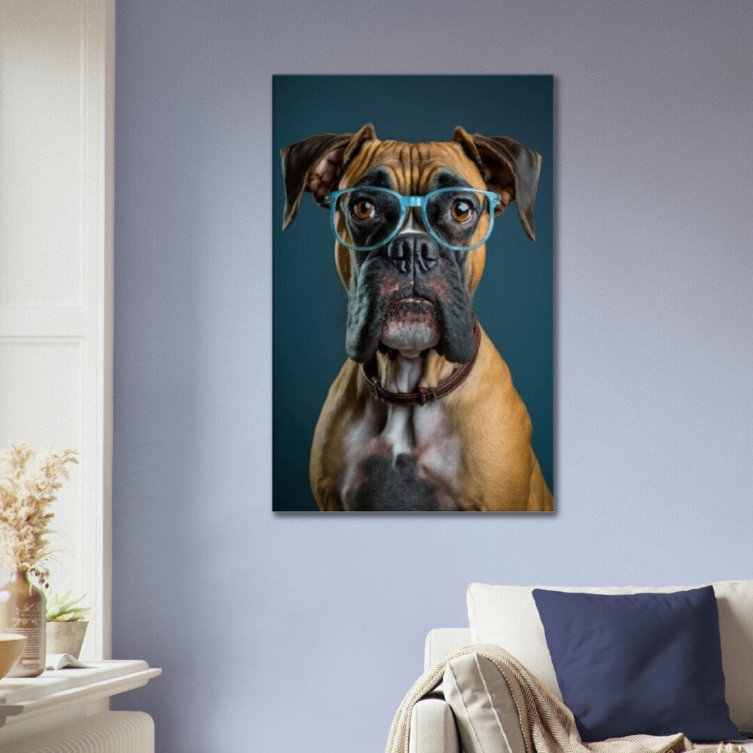 Boxer Businessman : Premium Wall Art for Boxer Dog Lovers, Available on ...