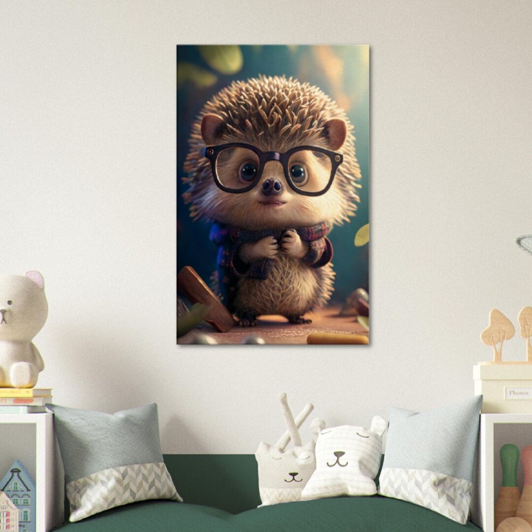 Hedgehog "hedgehug” Premium Wall Art for Hedgehog Lovers, Available on ...