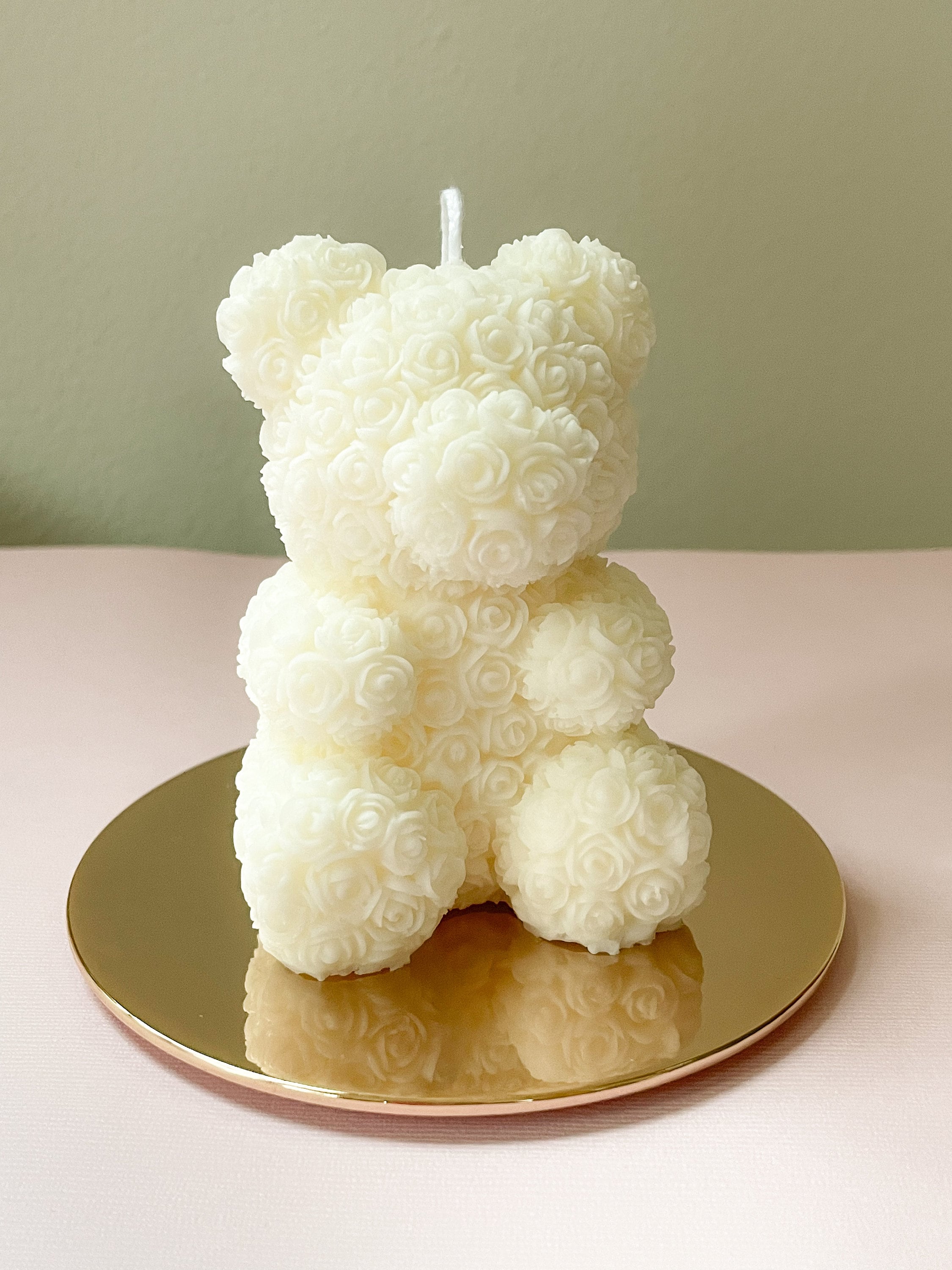 Teddy Bear Candle | Cute Rose Bear Candle Perfect Gift for Valentine’s ...