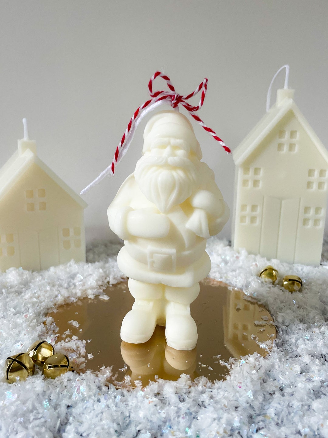 Santa Claus Candle, Christmas Candle, Christmas Decorations, Santa ...