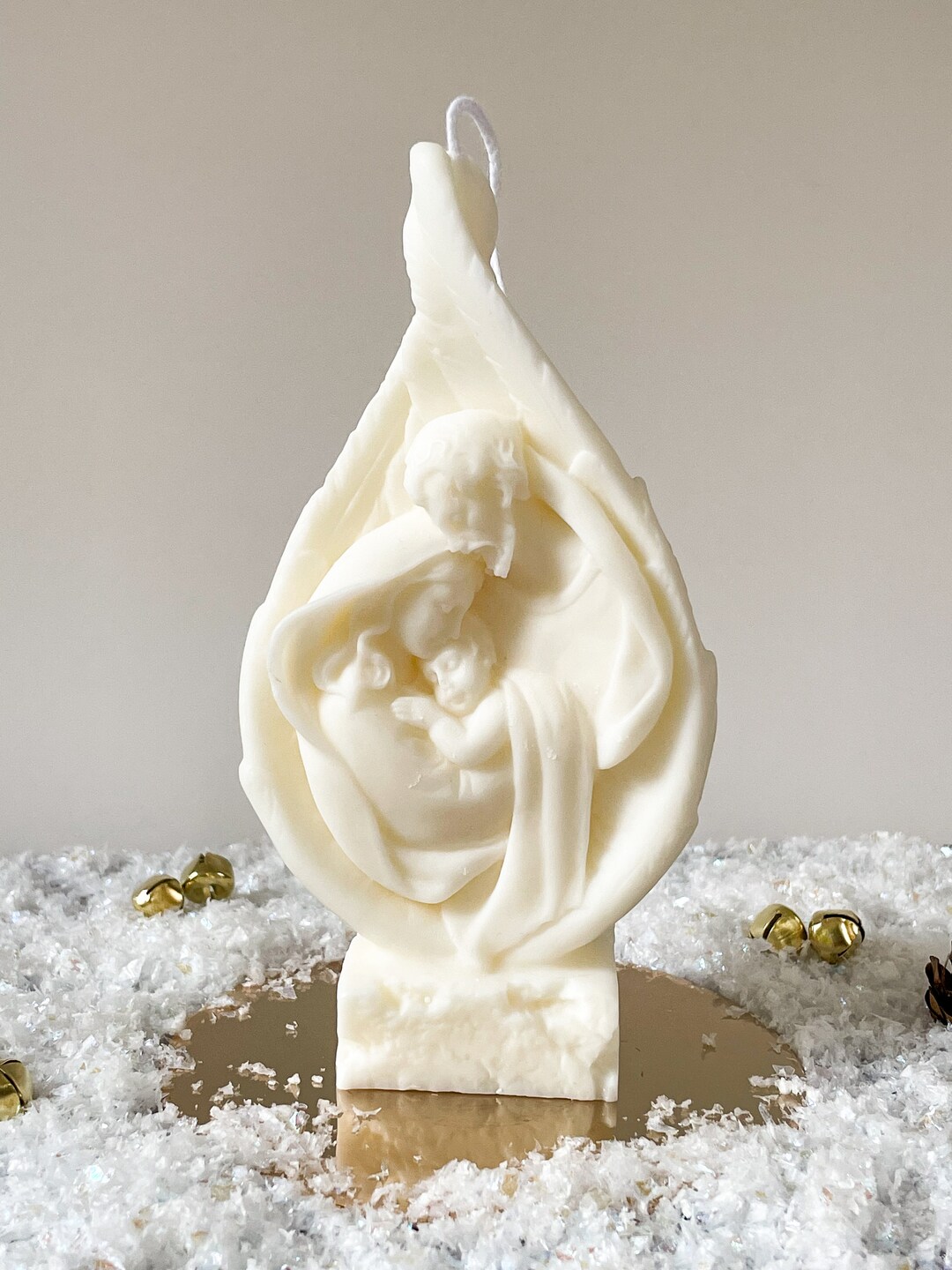 Nativity Candle, Christmas Nativity Candle, Christmas Decor, Holy ...