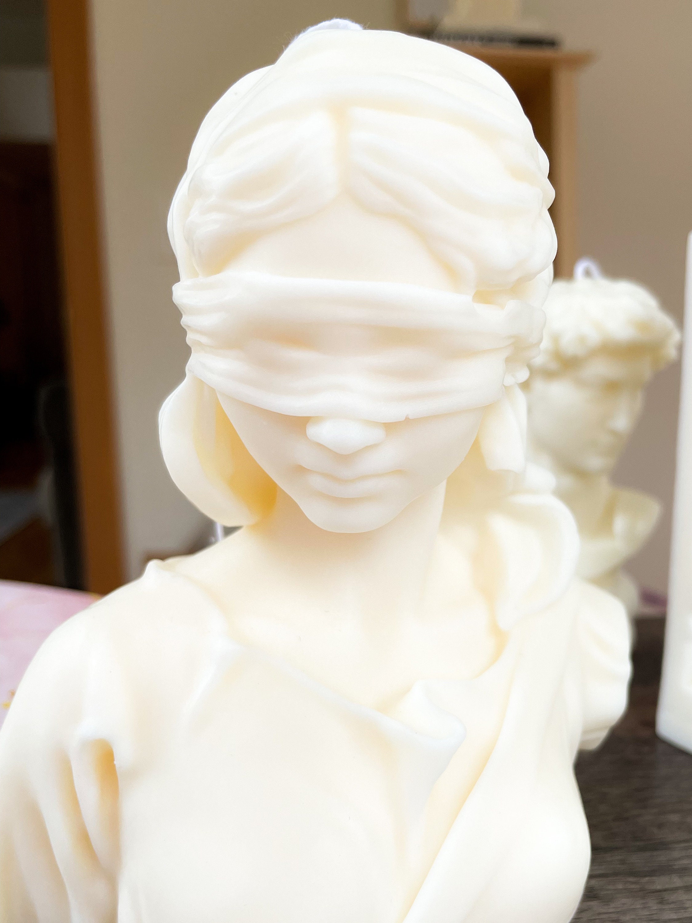 Justice is Blind Lady Candle Decorative Soy Candle Home Decor Candle ...