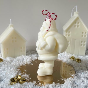Santa Claus Candle, Christmas Candle, Christmas Decorations, Santa ...
