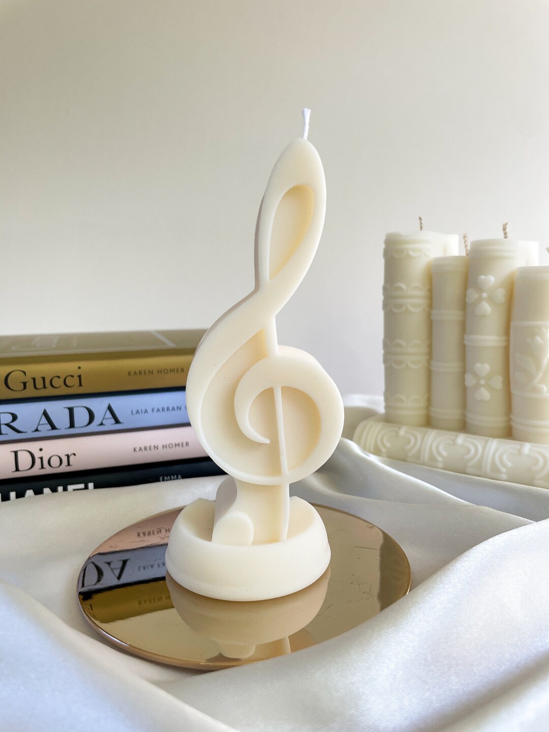 Music Teacher Gift, Treble Clef Candle for Music Lovers, Gift for ...