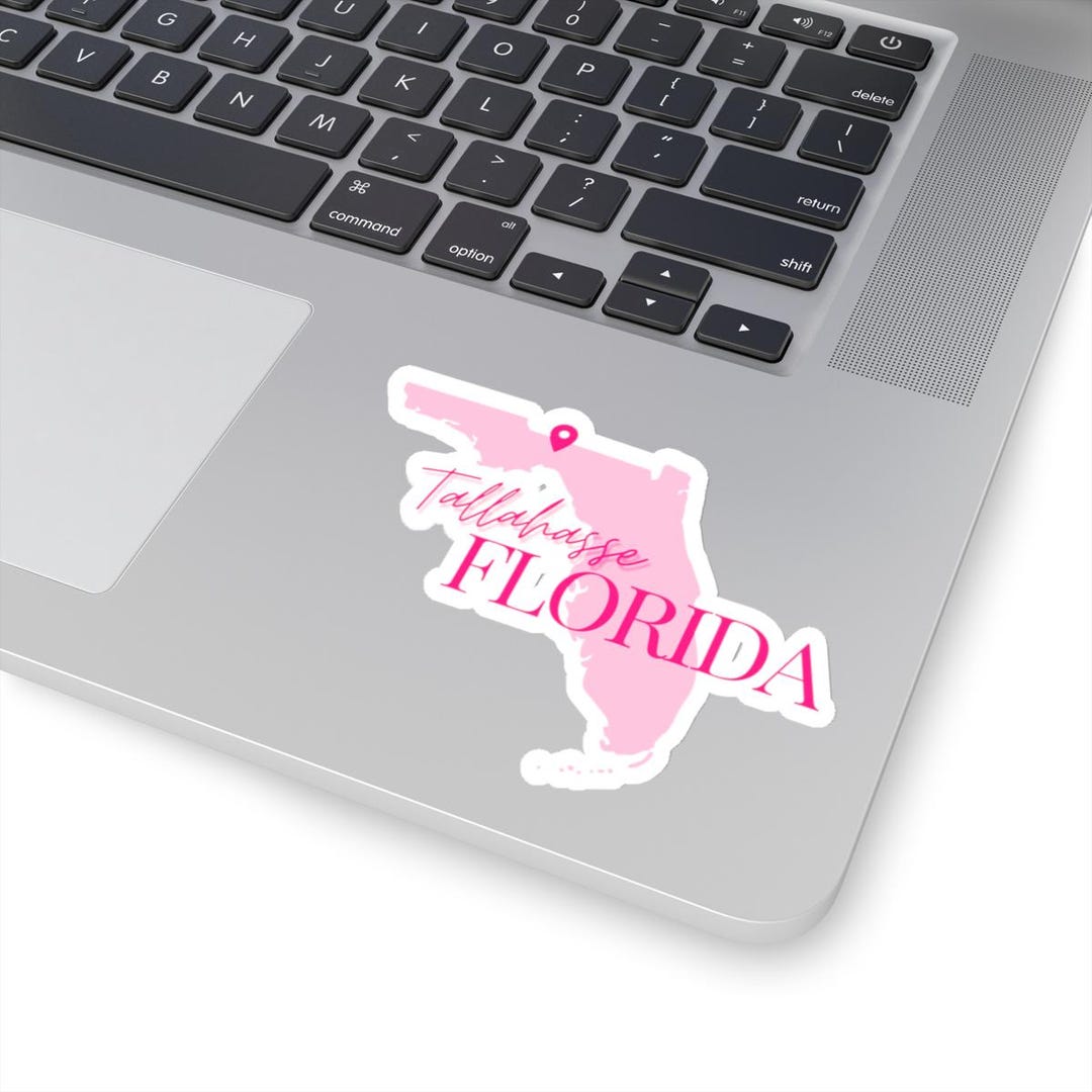 Tallahassee Florida FSU PINK Kiss-cut Stickers - Etsy
