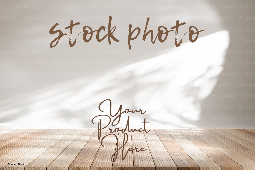 Wood Product Background Mockup Desk Backdrop Photo Digital Background ...