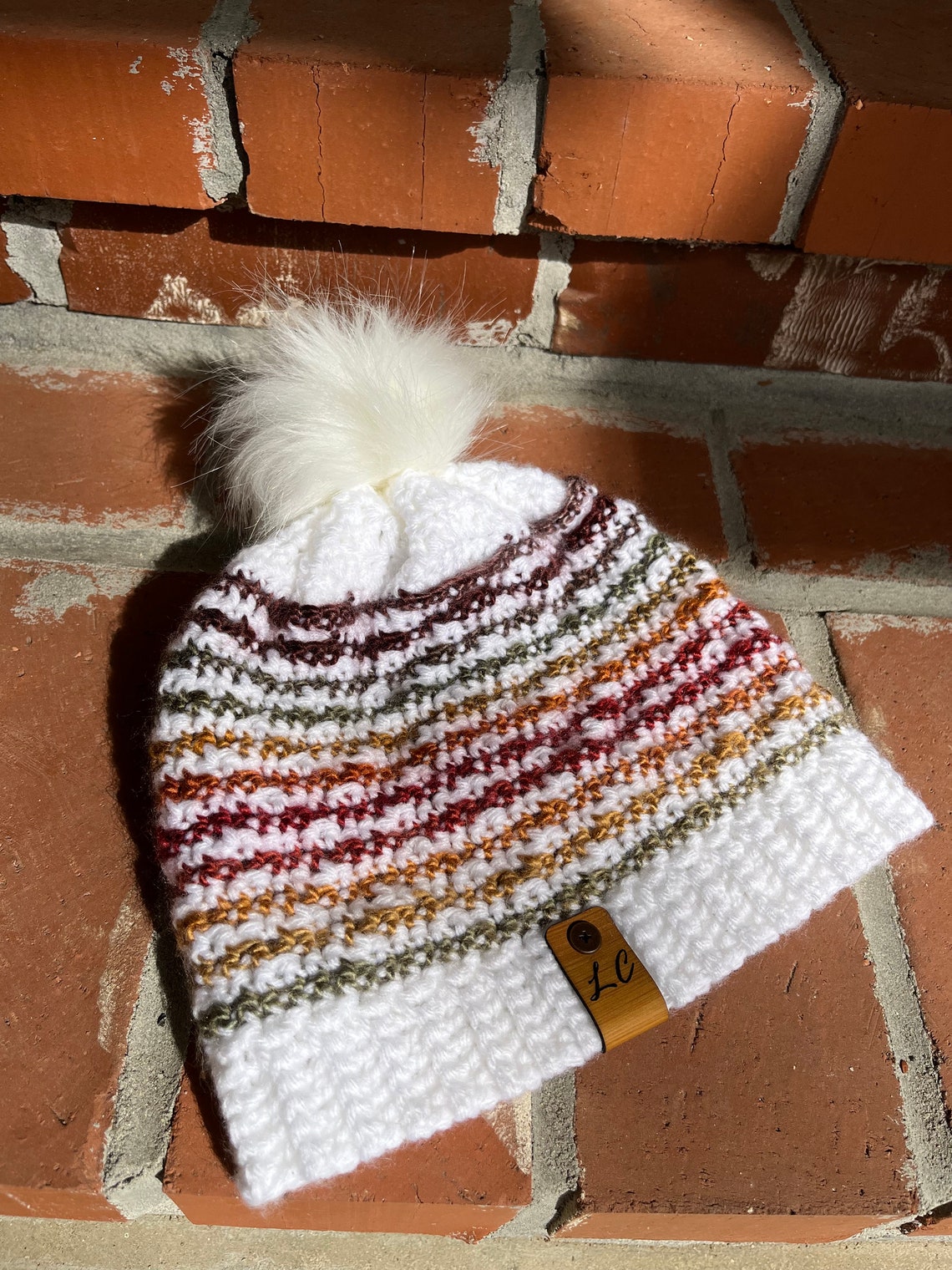Handmade Mosaic Crochet Hat - Etsy