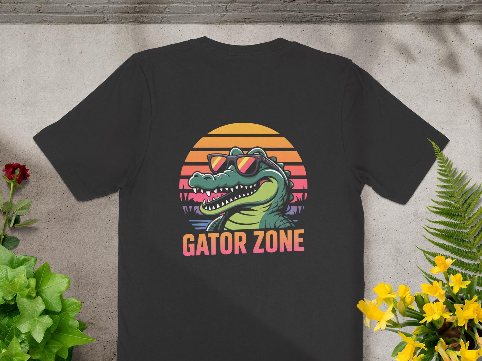 Gator Clipart, Alligator Clipart, Cute Alligator, Retro Gator, Gator ...