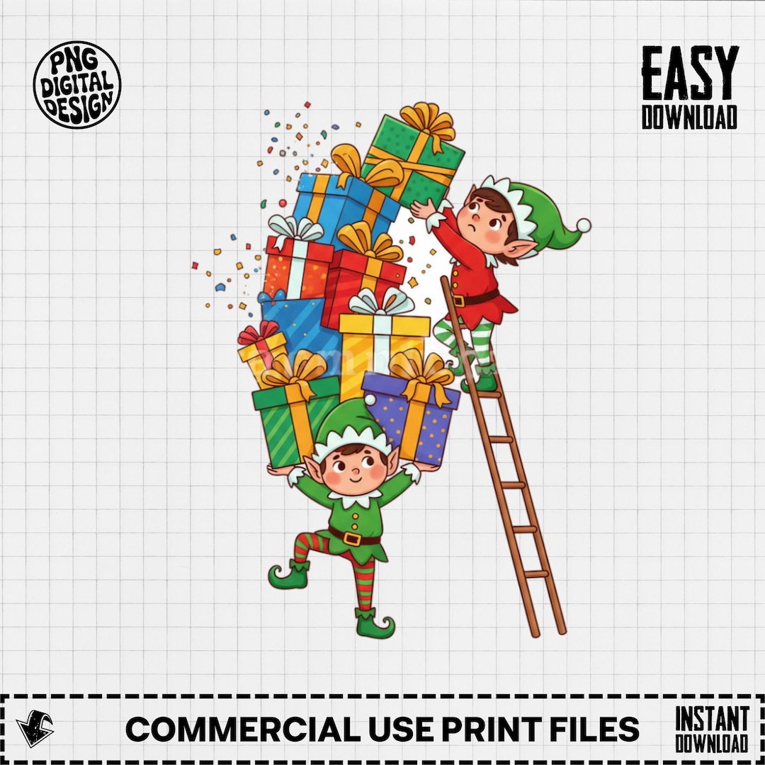 Christmas Elf Clipart, Cute Elves, Christmas Clipart, Holiday Clipart ...