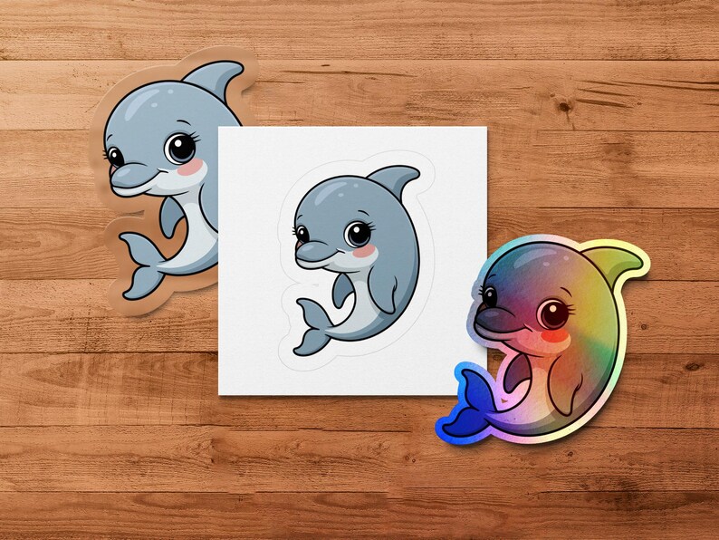 Baby Dolphin Clipart, Cute Animal Clipart, Nursery Clipart, Ocean ...