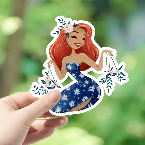 Libra Sticker - Etsy