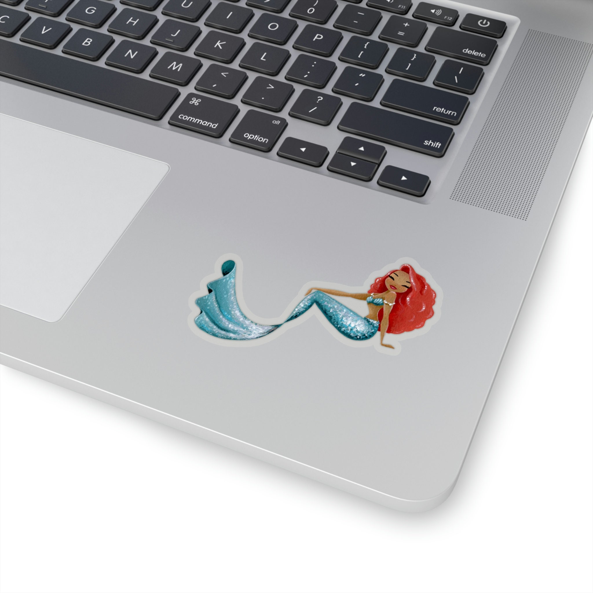 Mermaid Sticker, Little Mermaid Sticker, Black Mermaid Sticker, Laptop ...
