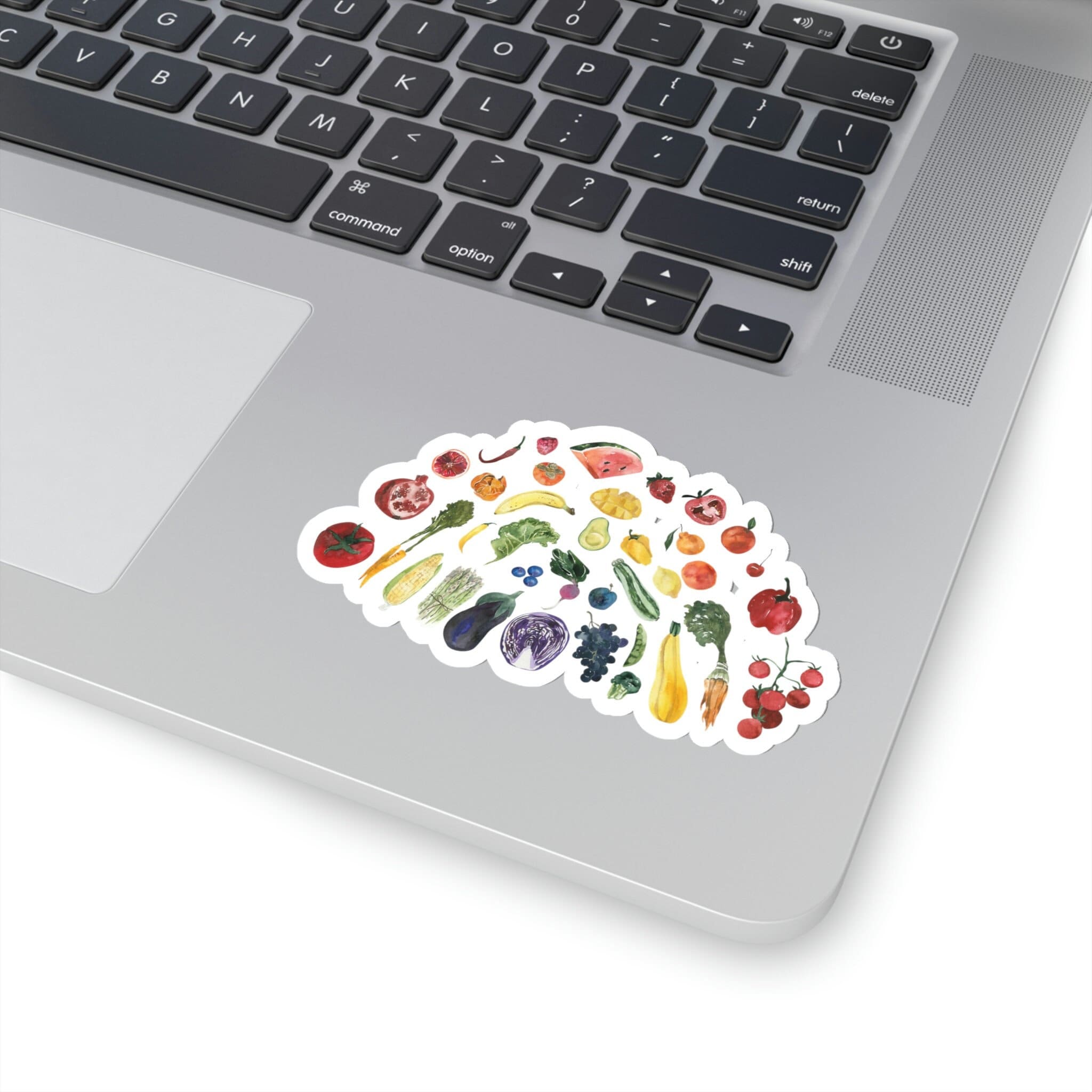 Fruit and Vegetable Sticker, Rainbow Sticker, Vegan Sticker, Gardener ...
