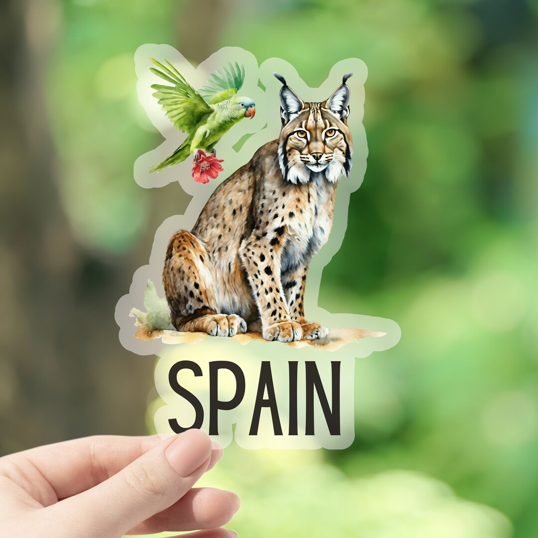 Spain Sticker, Madrid Sticker, Travel Stickers, Laptop Sticker, Vinyl ...